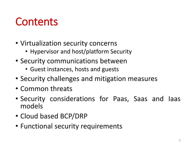 Cloud and Virtualization Security | PPTX | Cloud Computing | Internet