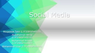 Social Media | PPT