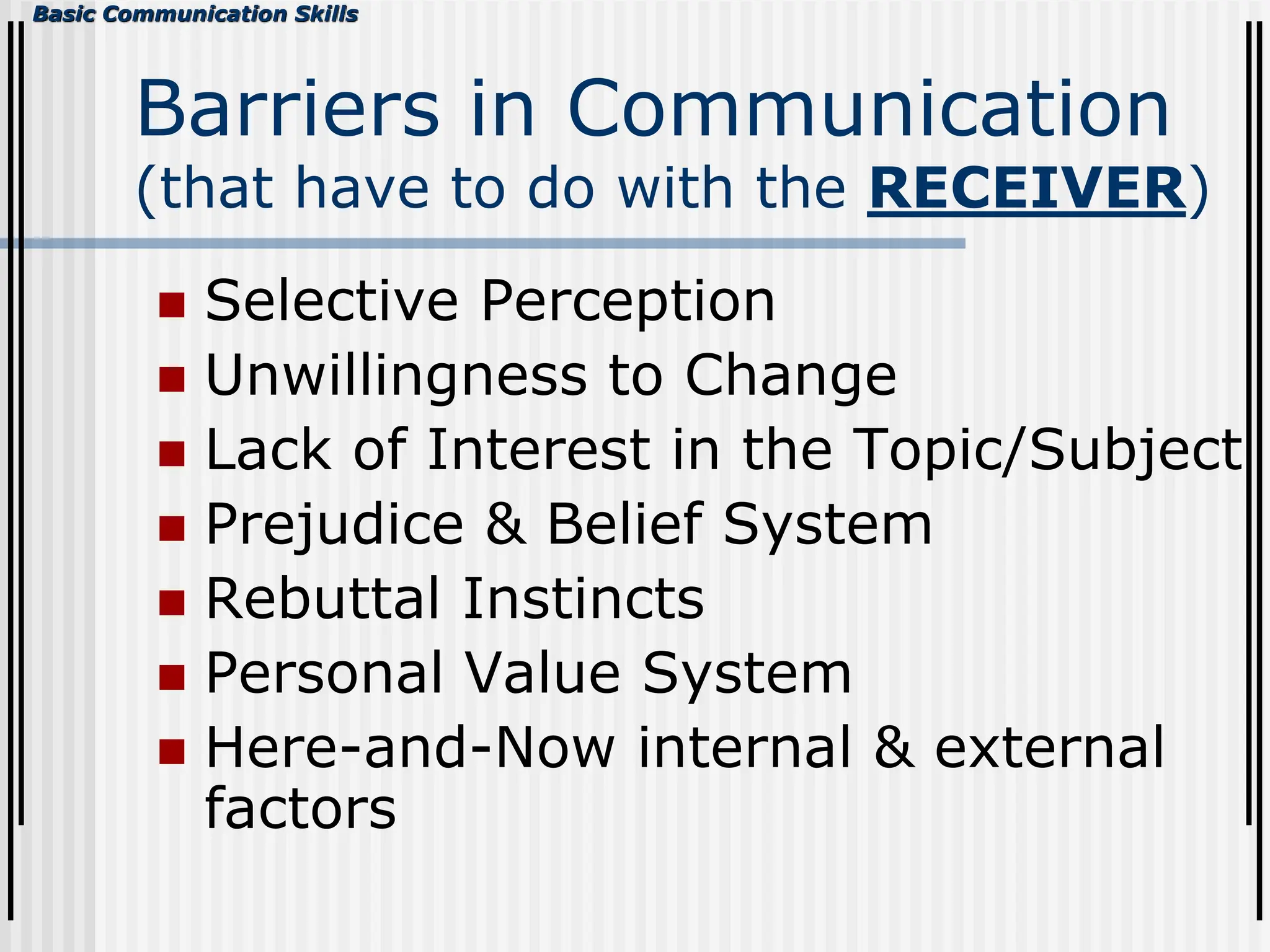 Basic Communication Skills | PPT