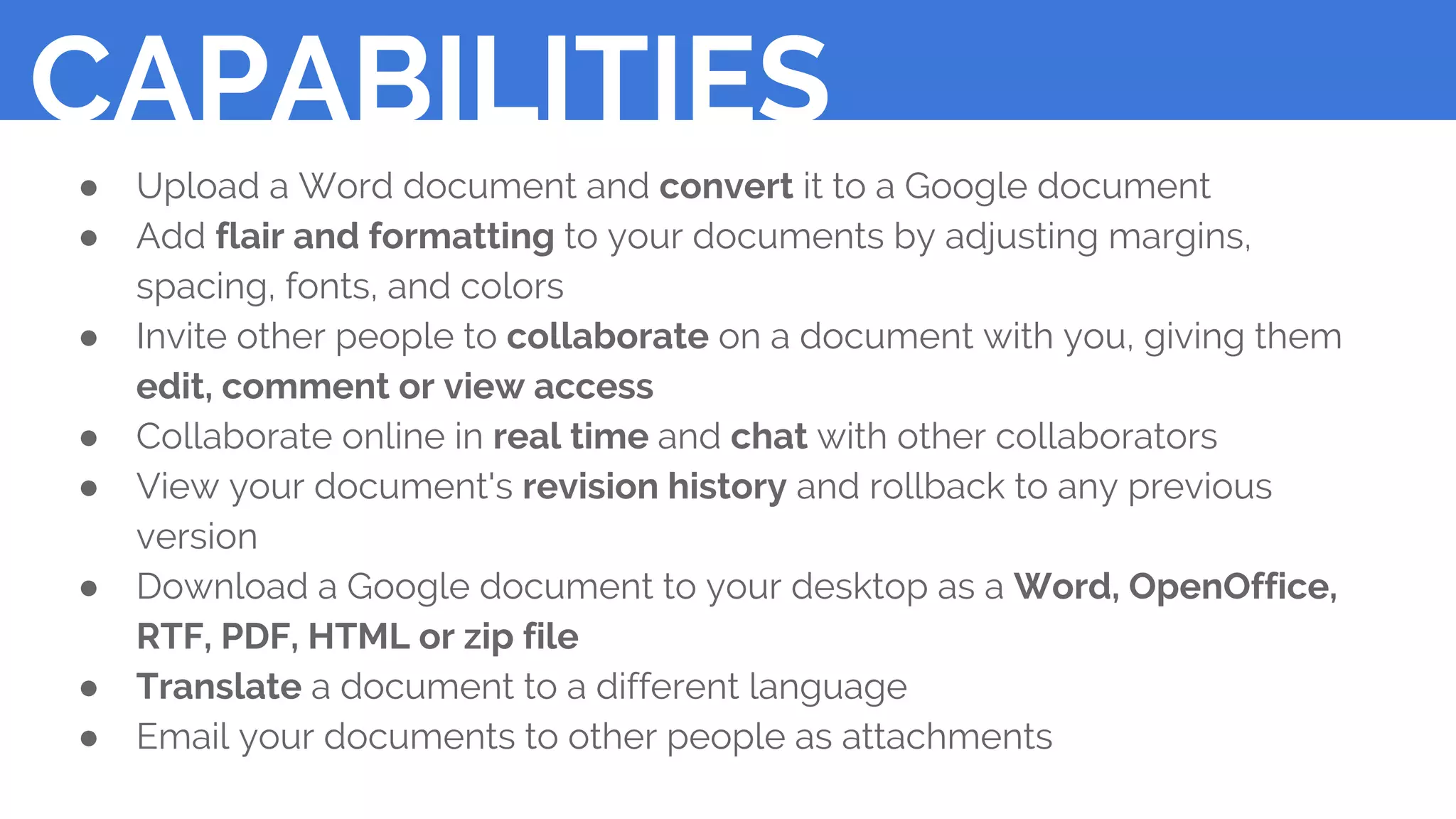 Google Docs Presentation (CS 1) | PDF | Desktop Publishing | Computer ...