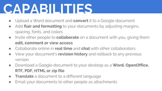 Google Docs Presentation (CS 1) | PDF | Desktop Publishing | Computer ...