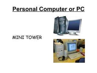 Cs100 lec 3 (1 day) hardware types of computer | PPT
