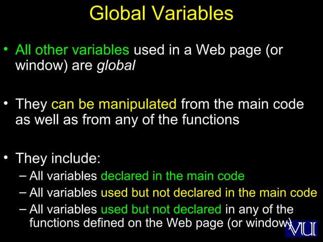 CS101- Introduction to Computing- Lecture 29 | PPT