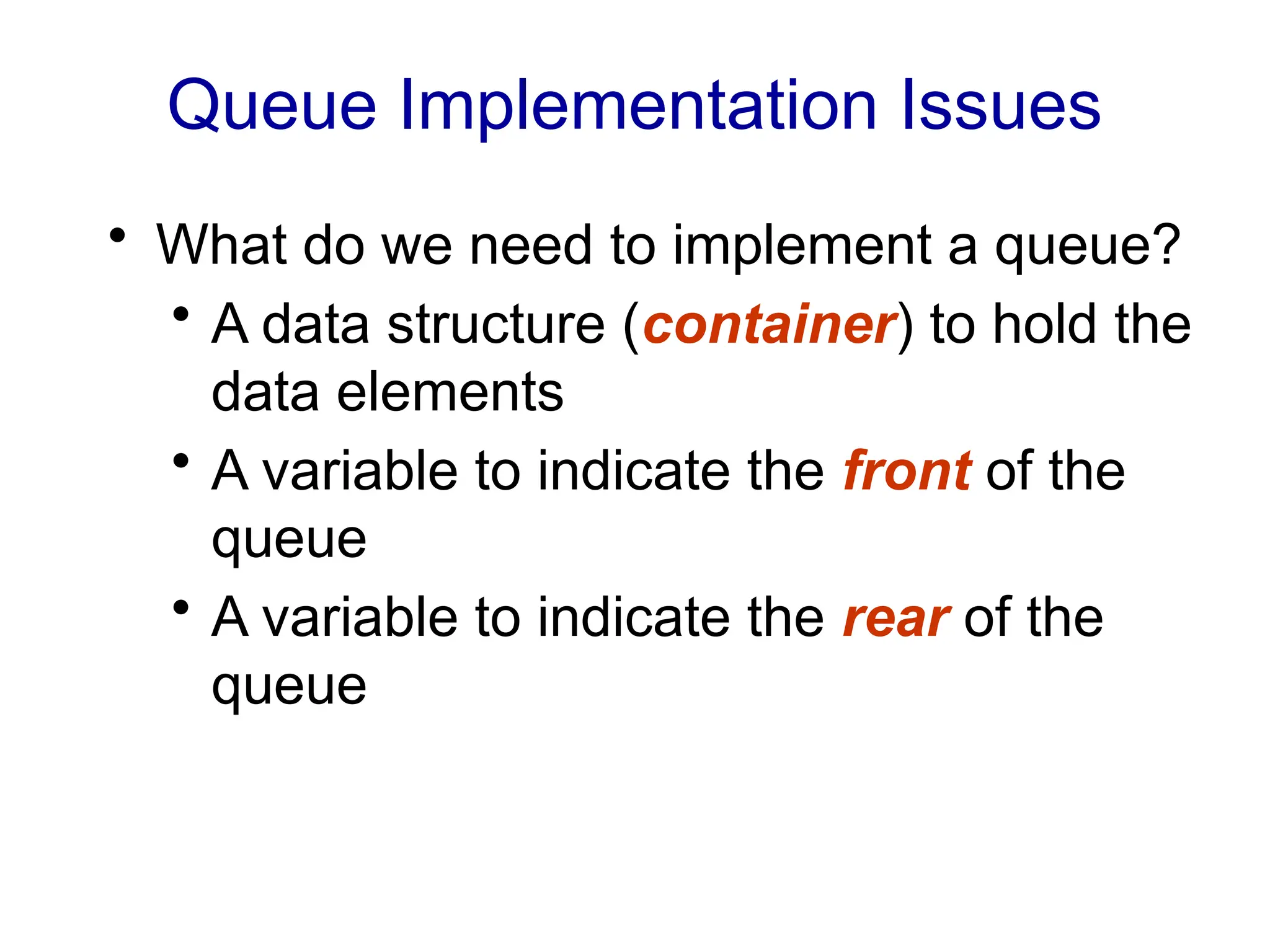Queue Data Structure with detailed explanation | PPT