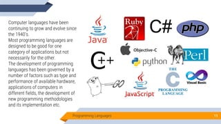 INTRODUCTION TO SOFTWARE, PROGRAMMING LANGUAGES.pdf