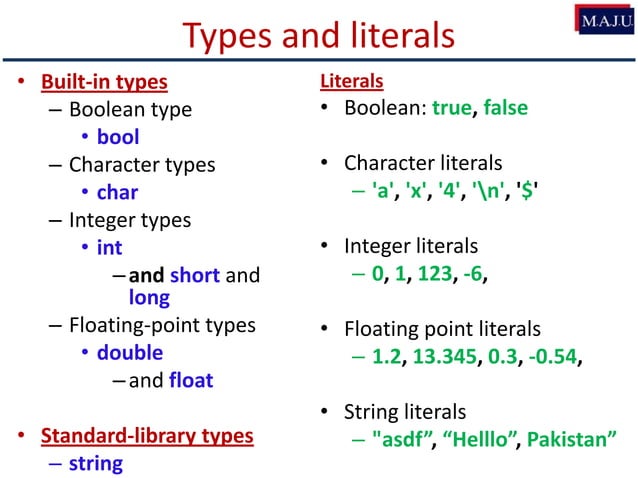 Cs1123 3 c++ overview | PPT
