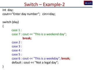 Cs1123 5 selection_if | PPT