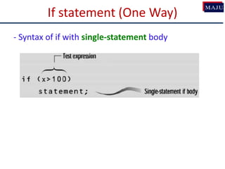 Cs1123 5 selection_if | PPT