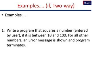 Cs1123 5 selection_if | PPT