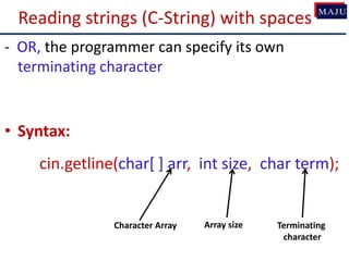 Cs1123 9 strings | PPTX | Programming Languages | Computing