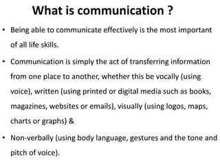Top 10 Communication Skills and their importance | PPTX