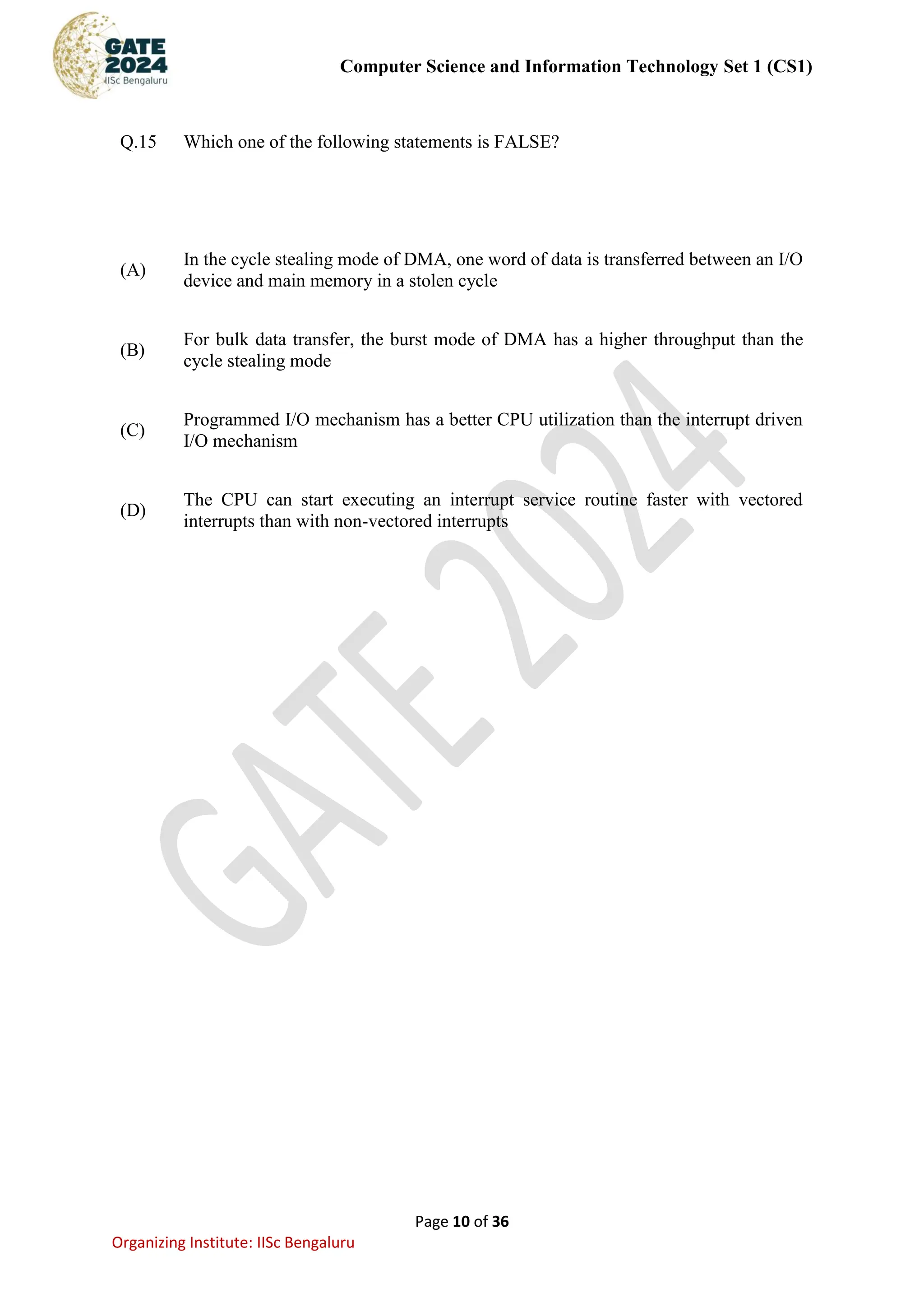 CS124S5 gate exam pyq for practice for it.pdf