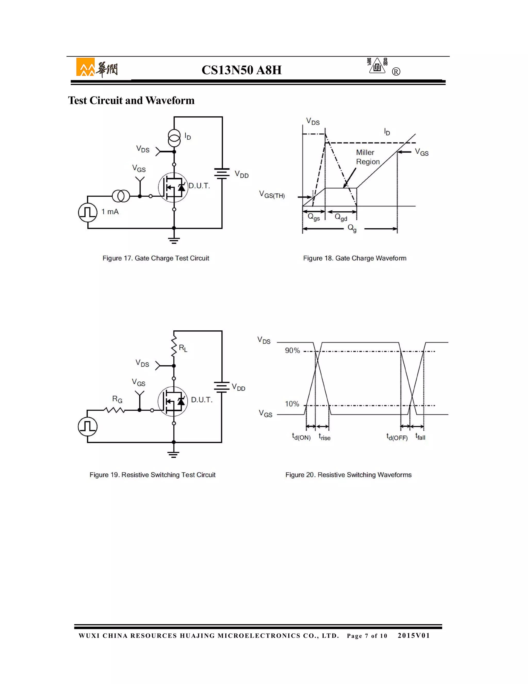 Original N-Channel Mosfet CS13N50 13N50 500V 13A TO-220 New | PDF
