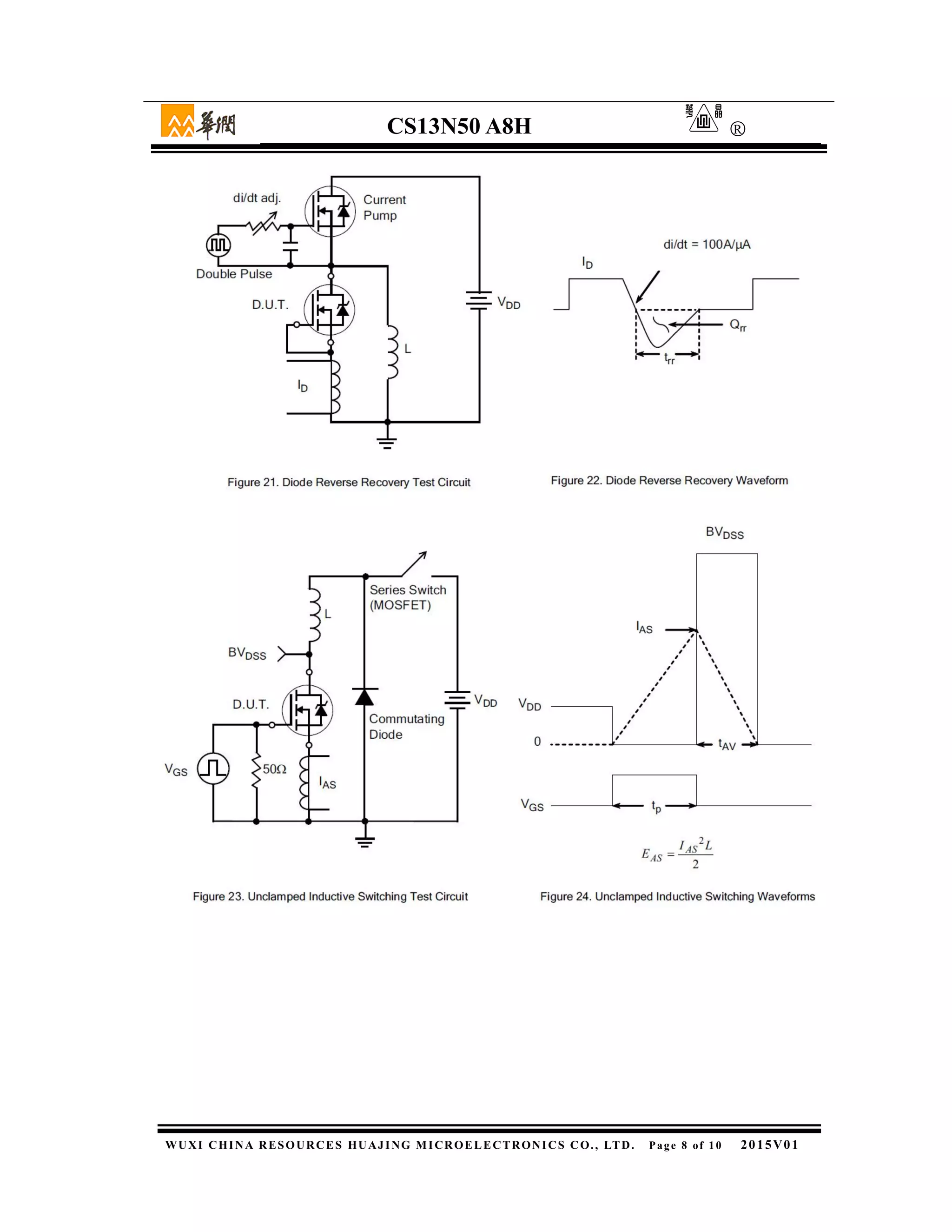 Original N-Channel Mosfet CS13N50 13N50 500V 13A TO-220 New | PDF