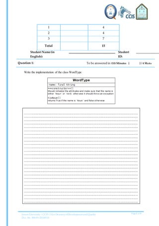Cs141 mid1-2017-fall v2 | PDF