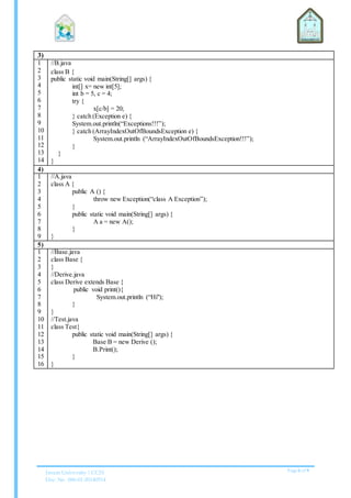 Cs141 mid termexam2_v1 | DOCX | Programming Languages | Computing