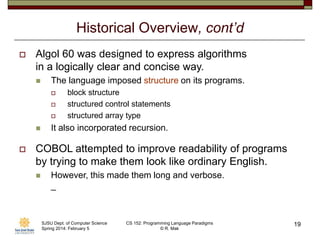 Programming Language Paradigms February.ppt | Programming Languages ...