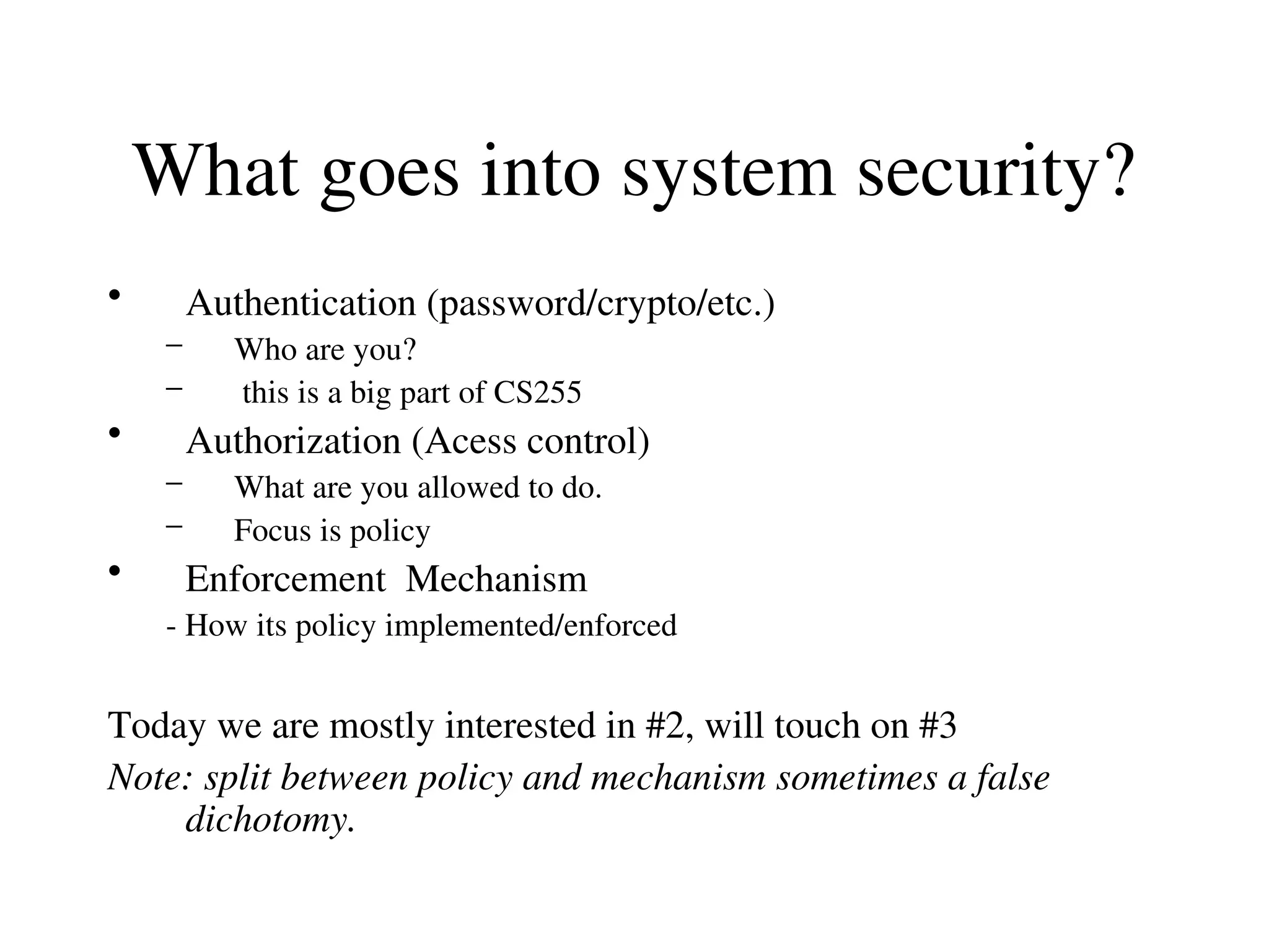 access control configurations and principles | PPT