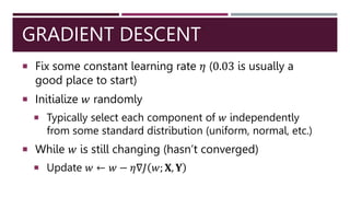 Machine learning introduction lecture notes | PPTX