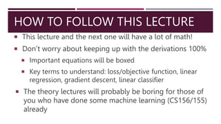 Machine learning introduction lecture notes | PPTX