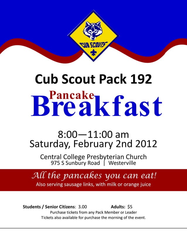CS192 pancake flyer | PDF