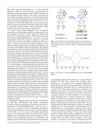 Controlled rotary motion of light-driven molecular motors assembled on | PDF