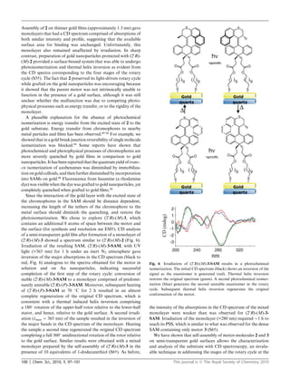 Controlled rotary motion of light-driven molecular motors assembled on | PDF