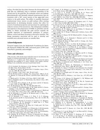 Controlled rotary motion of light-driven molecular motors assembled on ...