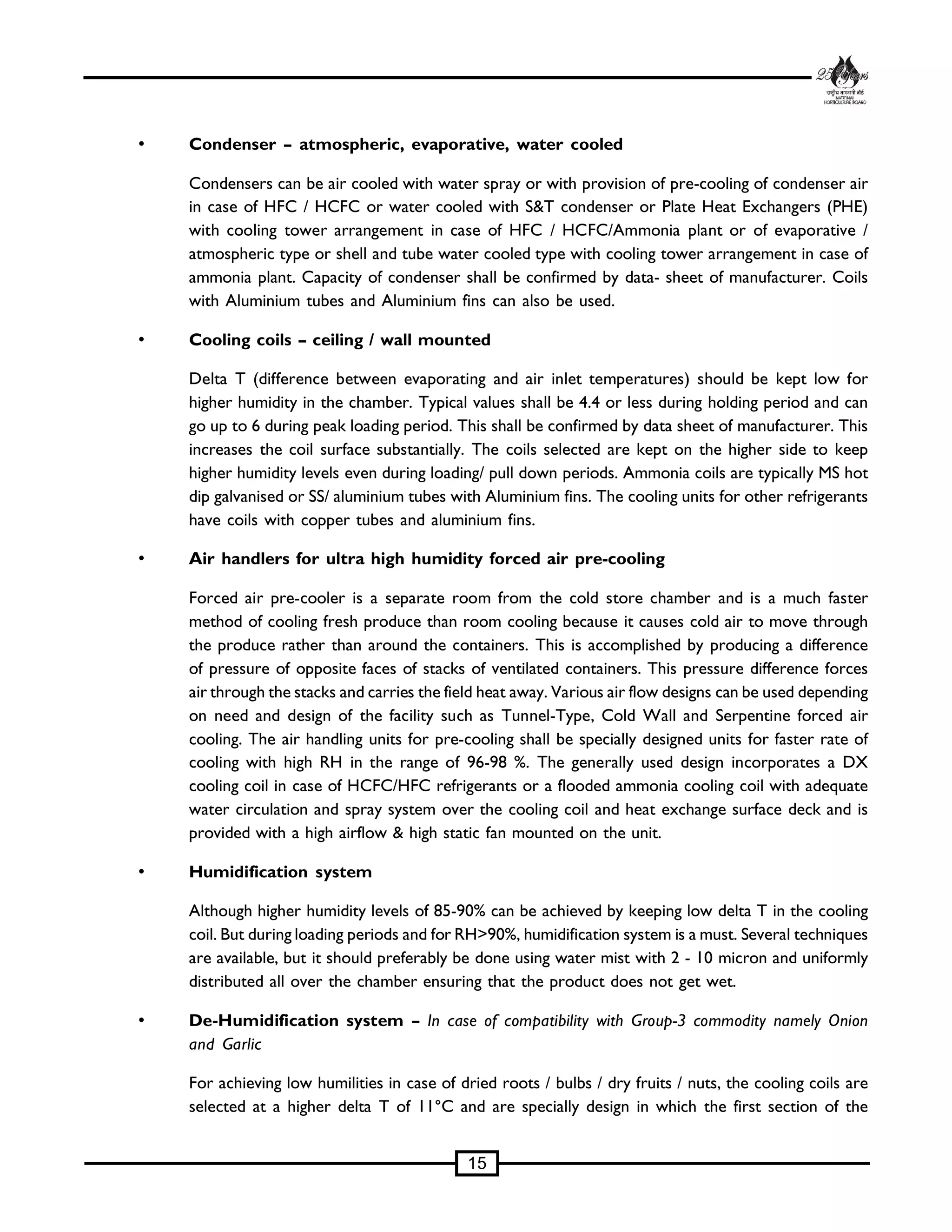 Technical Standard for Cold Storage | PDF