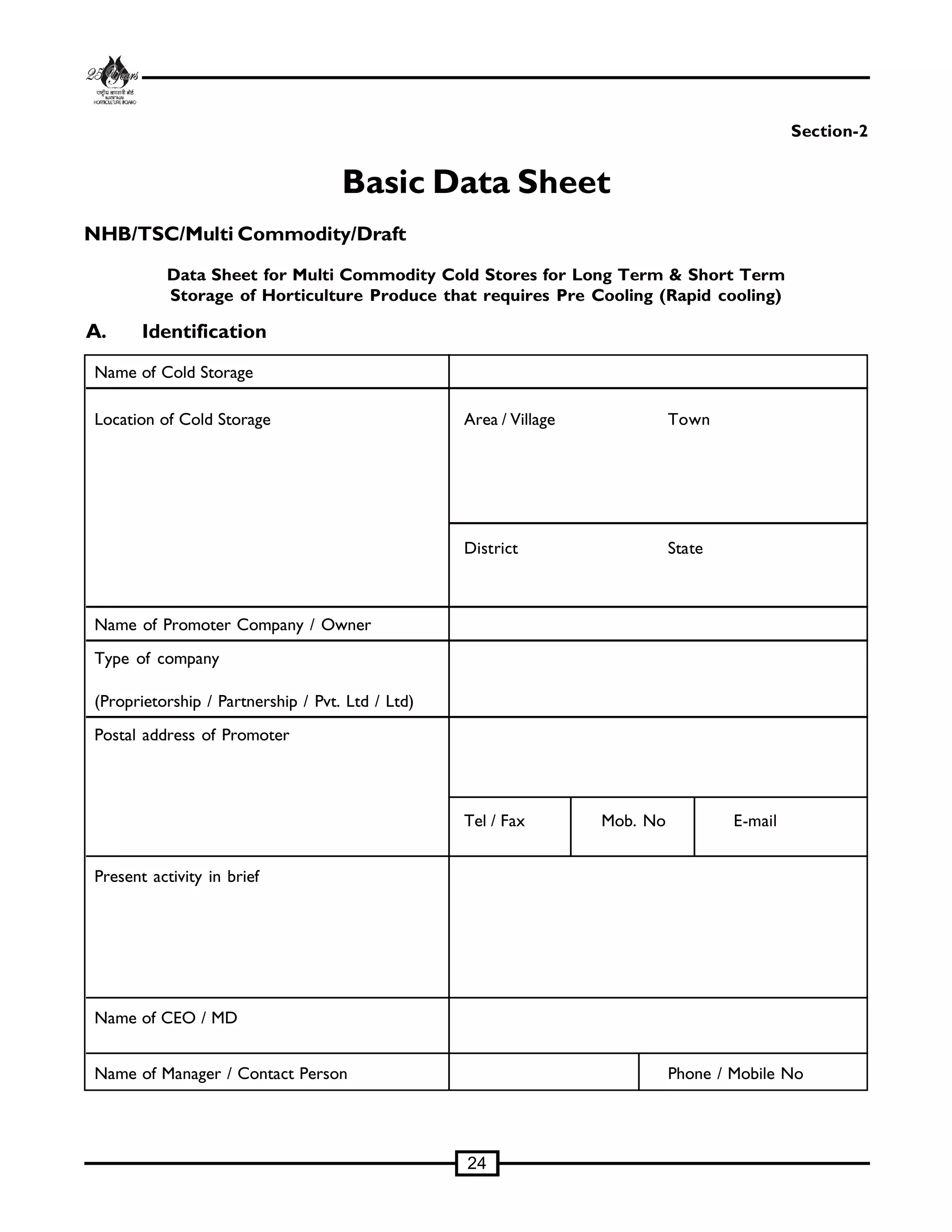 Technical Standard for Cold Storage | PDF