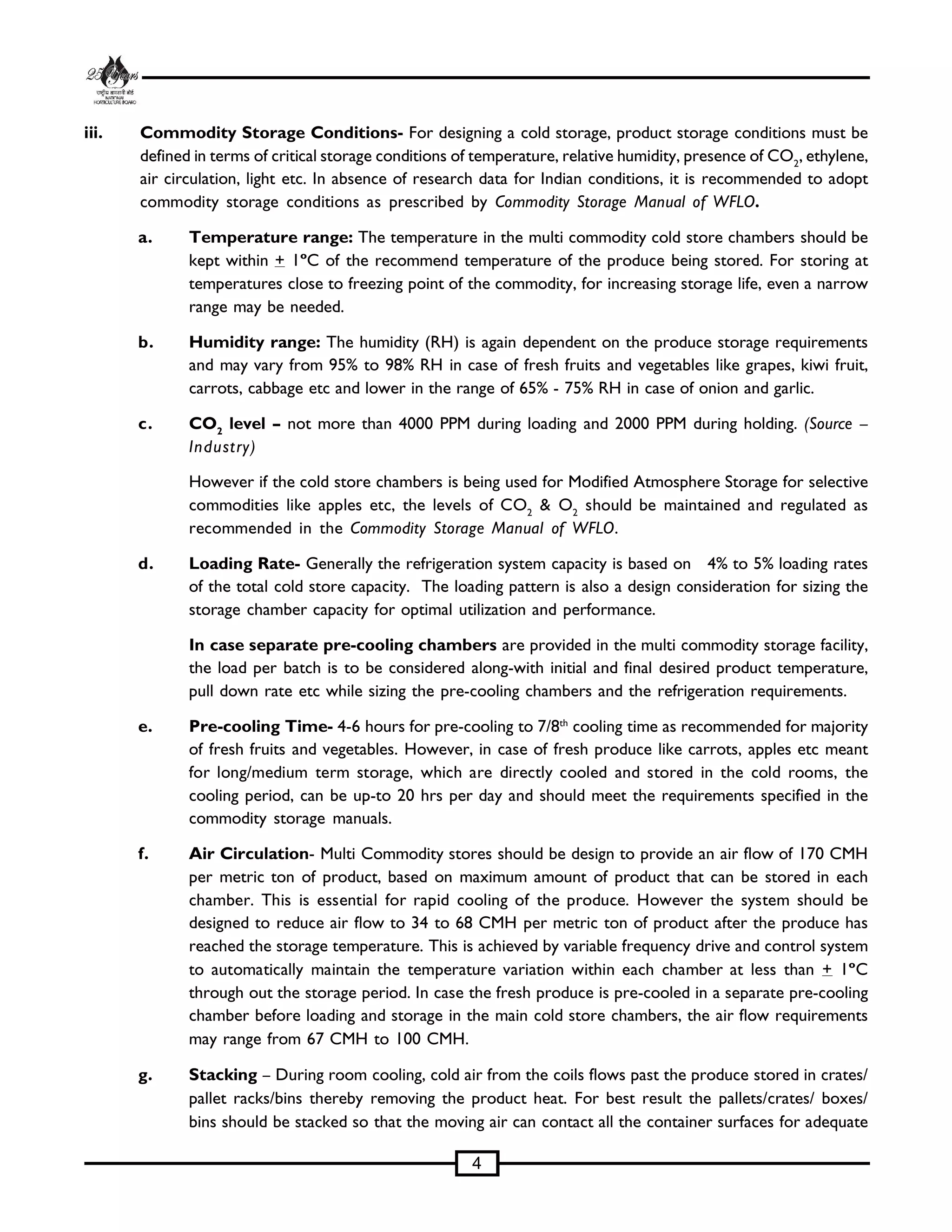 Technical Standard for Cold Storage | PDF