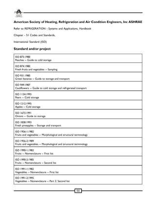 Technical Standard for Cold Storage | PDF