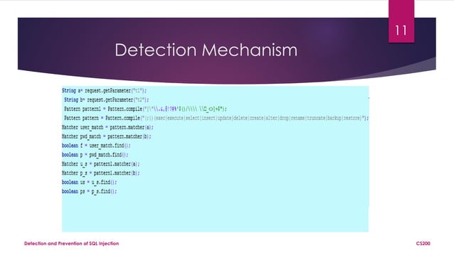 Web Application Security II - SQL Injection | PPT