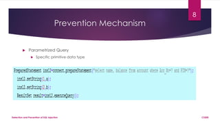 Web Application Security II - SQL Injection | PPT