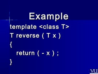 CS201- Introduction to Programming- Lecture 41 | PPT