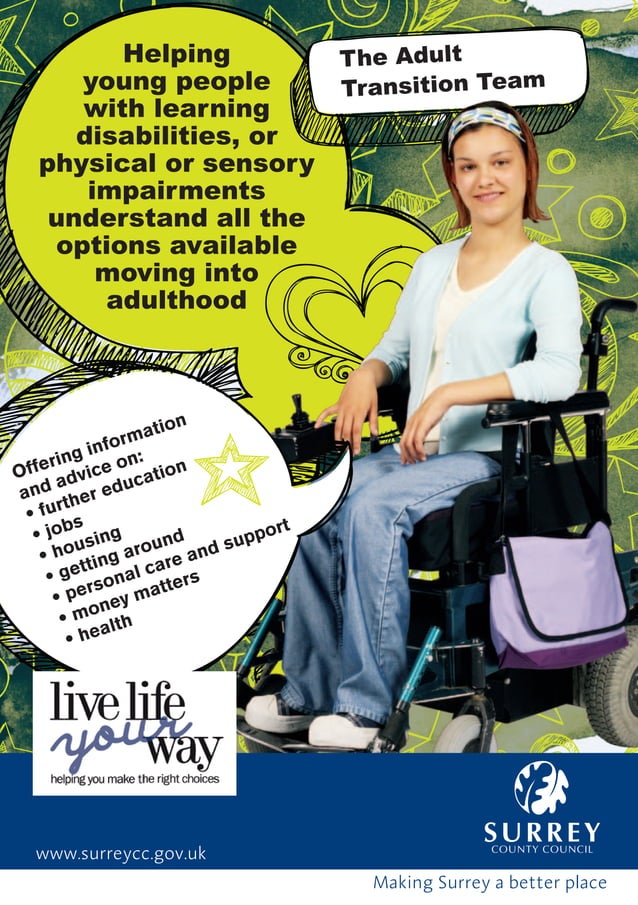 Transition Leaflet - Surrey Adult Transition Team | PDF