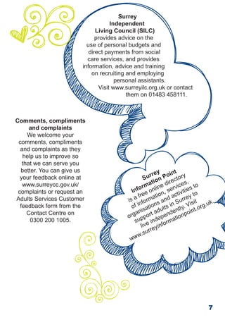 Transition Leaflet - Surrey Adult Transition Team | PDF