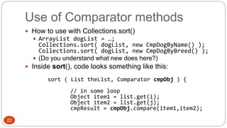 Comparable/ Comparator | PPTX
