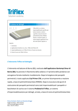 Impermeabilizzazione di balconi con Triflex BWS | PDF