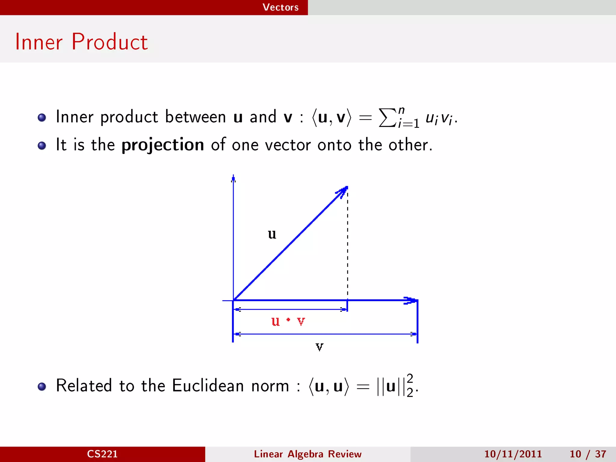 Cs221 linear algebra | PPT