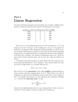 CS229 Machine Learning Lecture Notes | PDF