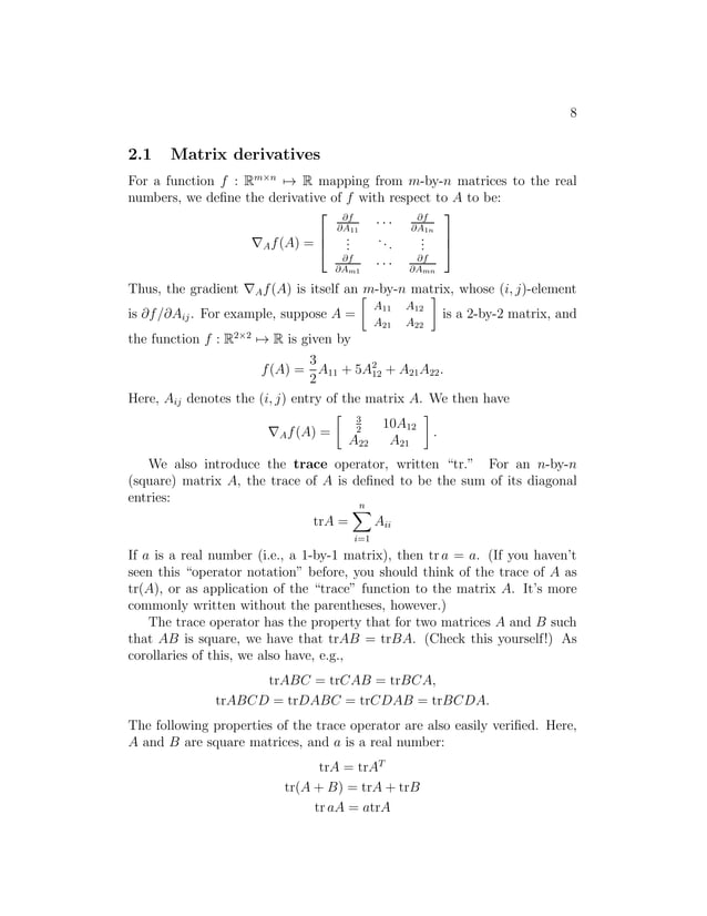 CS229 Machine Learning Lecture Notes | PDF | Technology & Computing