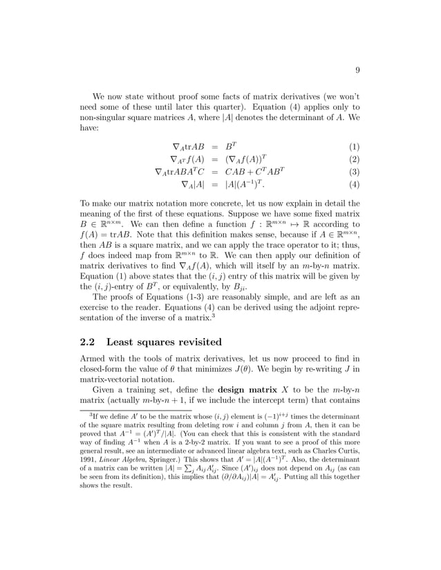Cs229 Machine Learning Lecture Notes Pdf Technology And Computing