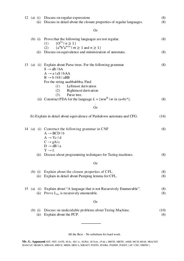 a^n b^m regular language