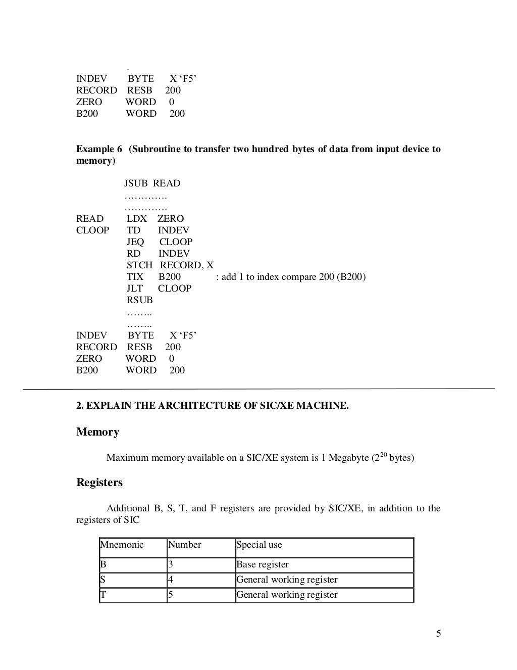 system software 16 marks