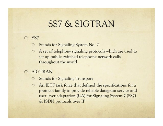 Sigtran An Introduction Pdf Computer Networking Computing