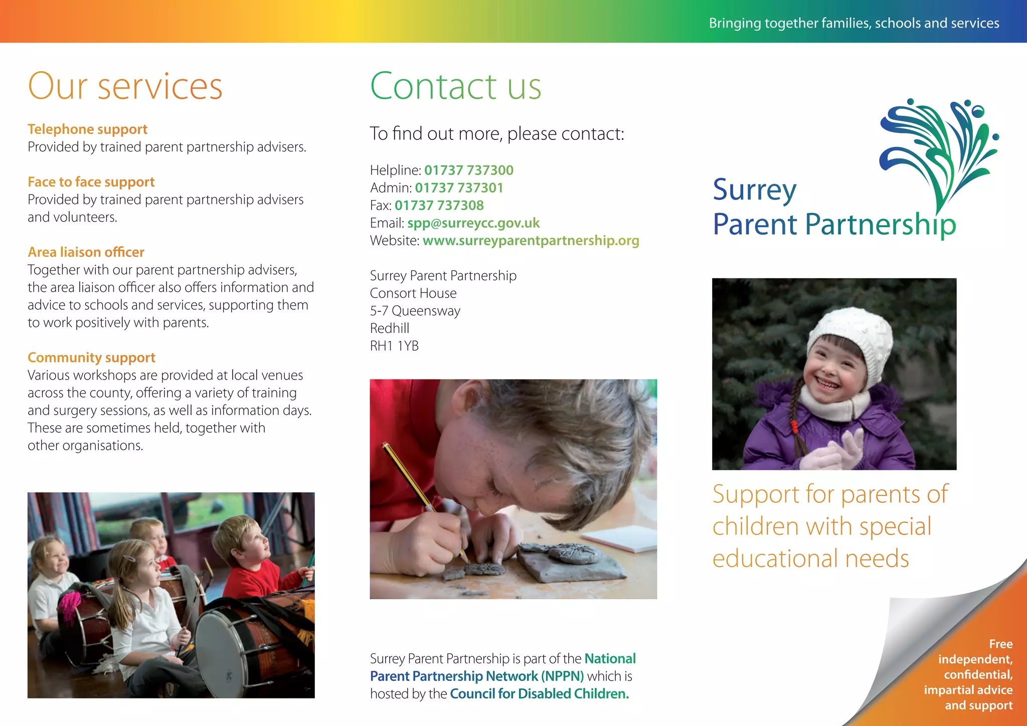 Surrey Parent Partnership Leaflet | PDF