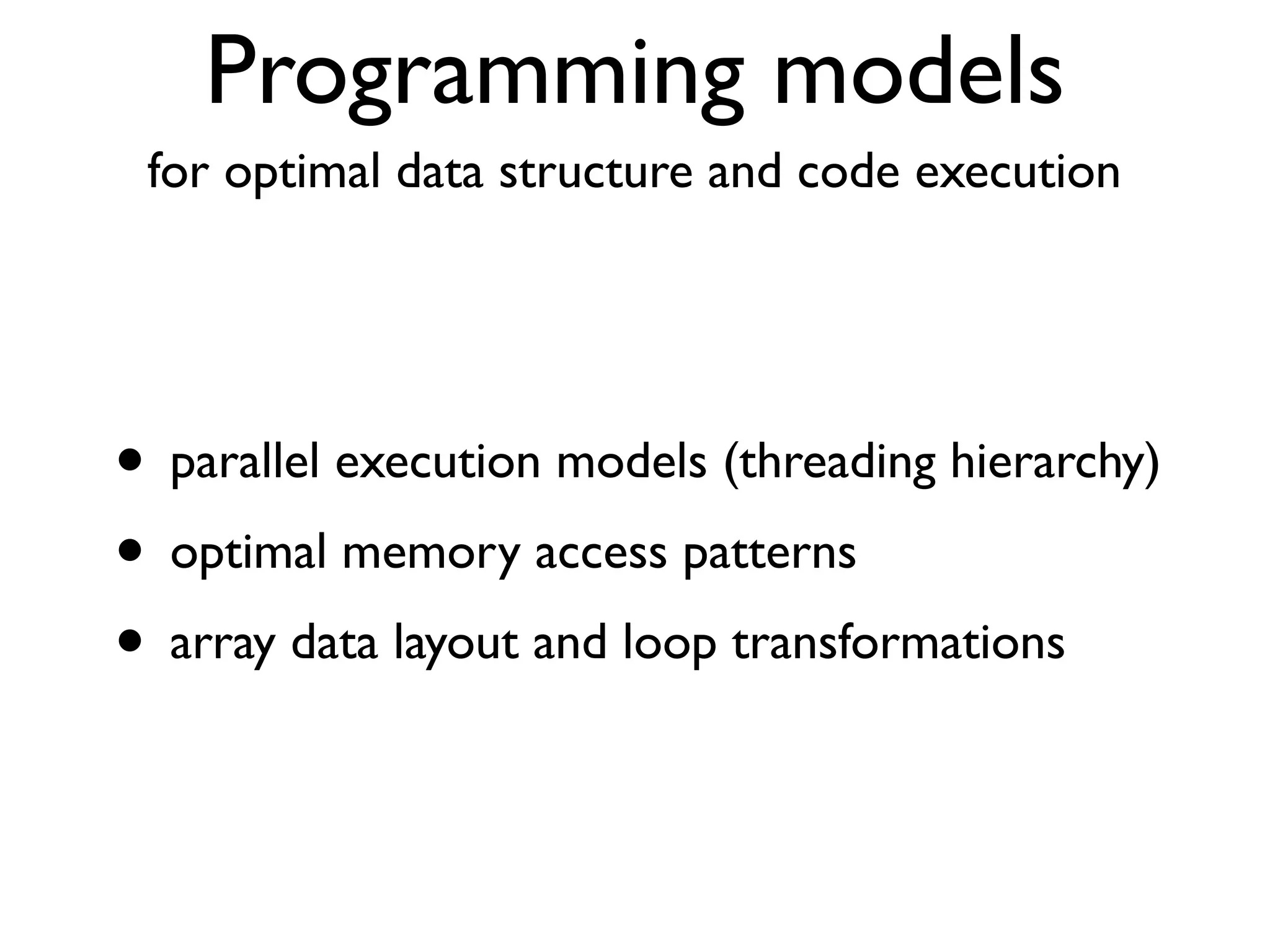 [Harvard CS264] 02 - Parallel Thinking, Architecture, Theory & Patterns | PPT