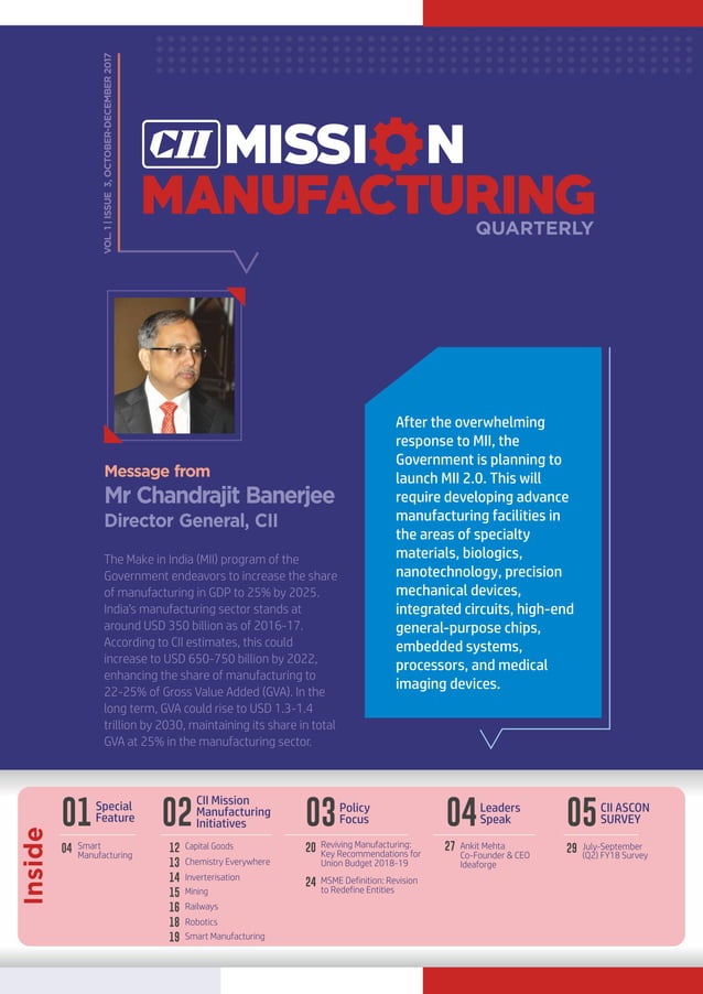 CII Mission Manufacturing Oct-Dec 2017 | PDF
