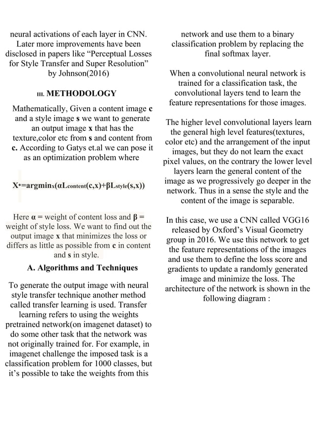 Implementing Neural Style Transfer | DOC